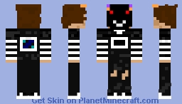 Nightmare mask boy Minecraft Skin