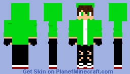 Dream hoodie Minecraft Skin
