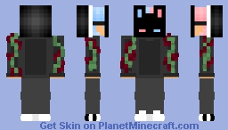 My first kitsune mask Minecraft Skin