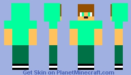 Green Gamer Minecraft Skin