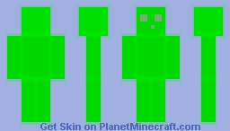 JamJestJakub slime without clothes! Minecraft Skin