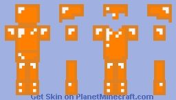 Orange Armor Minecraft Skin