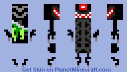 Battle damage alien Minecraft Skin