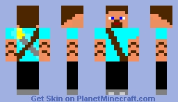 Explorer Steve Minecraft Skin