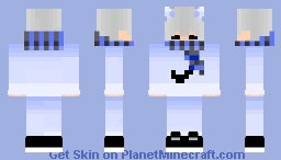 ice demon Minecraft Skin