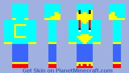 ice demon Minecraft Skin