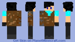 Man with a robot arm Minecraft Skin