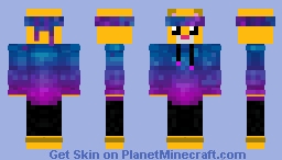 Cat Galaxy hoodie Minecraft Skin