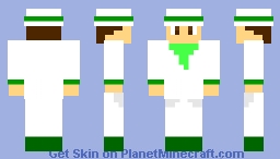 green jacket Minecraft Skin