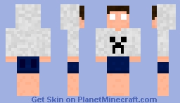 Spok Cinza Minecraft Skin