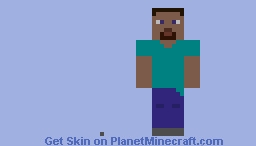 2D Steve Minecraft Skin