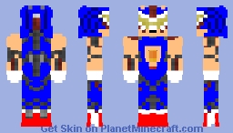 Gypsy Danger Sonic The Hedgehog [Pacific Rim] Minecraft Skin