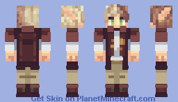 Medieval elf Minecraft Skin