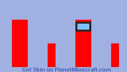 Red Imposter Minecraft Skin