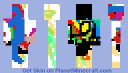 Yellow mean crayon. Minecraft Skin