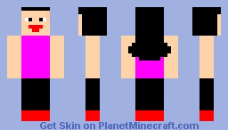 Neo girlfriend fnf Minecraft Skin