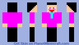 Neo Senpai fnf Minecraft Skin