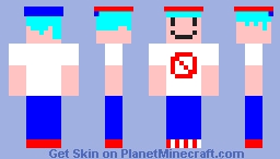 FNF Boyfriend Minecraft Skin