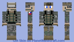 US Military Soldier base skin Minecraft Skin