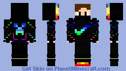 Cool Rainbow boy Minecraft Skin