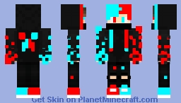 Blue-Red Minecraft Skin