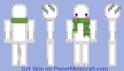 white axolotl Minecraft Skin