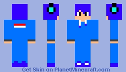 blue boy Minecraft Skin