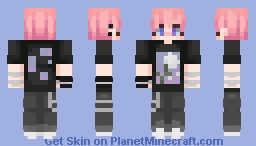 white roses Minecraft Skin