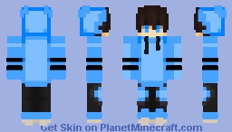 blue Minecraft Skin