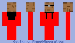 Chest head Minecraft Skin