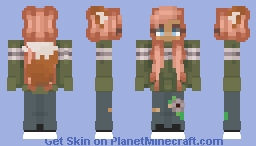 Fox Girl Minecraft Skin