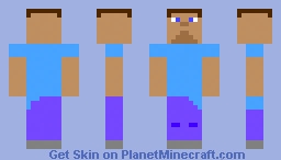 Remade Steve Minecraft Skin