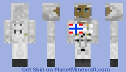 First ever Norwegian astronaut Minecraft Skin