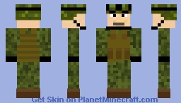 Combat camando Minecraft Skin