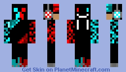 Ice and fire power Minecraft Skin