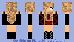 Herobrine evil girl Minecraft Skin