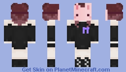 MissMini w/mask and ribbon! Minecraft Skin