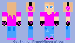 Gamer girl adventure mode Minecraft Skin