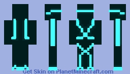 Future Armor (cyan) Minecraft Skin
