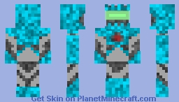 My Blue Robot Minecraft Skin