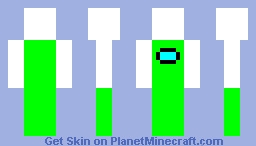 among us lime imposter Minecraft Skin