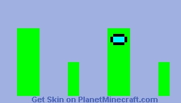 among us lime imposter Minecraft Skin