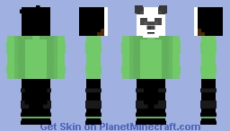 Panda Mask Minecraft Skin
