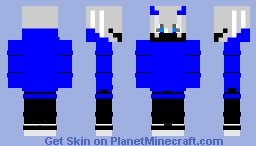 Blue Demon Minecraft Skin