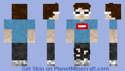 GeorgeNotFound Merch Minecraft Skin