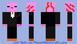 Business axo Minecraft Skin