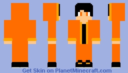 original orange boy Minecraft Skin