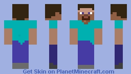Plain Steve - Minecraft Creepypasta Minecraft Skin