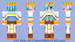 Dangthatsalongname with crown Minecraft Skin