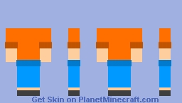 Hair without hair. Minecraft Skin